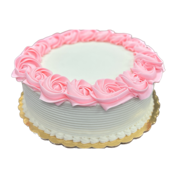 Ready Made Cake Pink Rosettes Cakes Plus Tampa